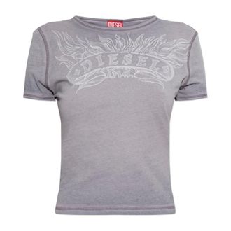 Diesel Femme, Tops, Violet, Taille: 40 FR T-Uncuties-Long-Aa2