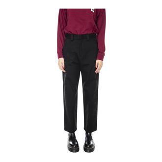 Elvine Straight Hosen - - Trousers - Damen - Schwarzk - M