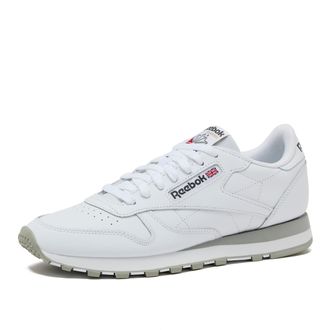Reebok Unisex Classic Leather Sneaker,Ftwwht Ftwwht Pugry3,36 EU