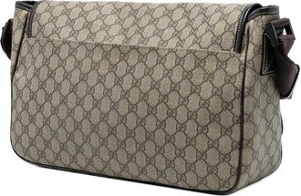 Gucci Hobo Bags - GG Supreme Interlocking G Crossbody - Gr. unisize - in Braun - f&uuml;r Damen