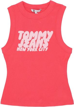 Tommy Hilfiger Bubble Tank Top Amour - - Tops - Damen - Rosa - S