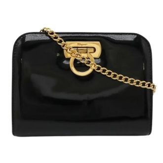 Ferragamo Pre-owned Ledertasche - - Pre-owned - Damen - Schwarzk - ONE SIZE