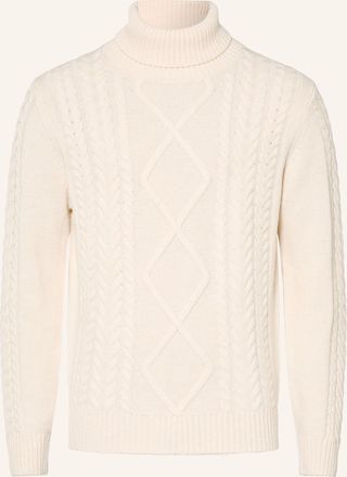 Hackett Rollkragenpullover Mit Merinowolle weiss