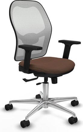 Piqueras y Crespo Jorquera Schreibtischstuhl mit 2D-Armlehnen, h&ouml;henverstellbare Lendenwirbelst&uuml;tze, ausgestattet mit Syncro/Traslack und injiziertem Schaumstoff, mit R