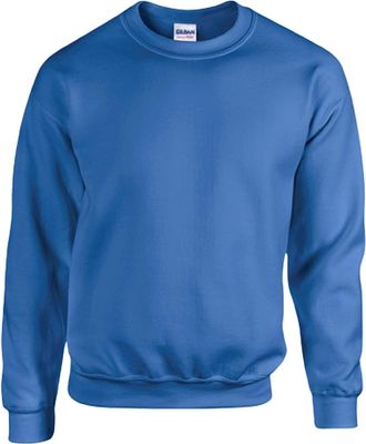 Gildan Herren Fleece Crewneck Sweatshirt Style G18000 Hemd, Blickdicht,1x Royal & 1x HL Kauf Notizblock, XL