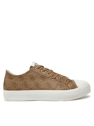Guess Sneakers aus Stoff FMPISL PAC12 Beige