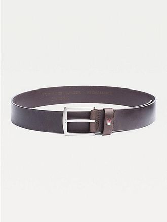 Tommy Hilfiger Ceinture Denton en cuir à logo drapeau