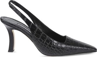 Manolo Blahnik Pumps mit Slingback-Riemen 90mm - Schwarz