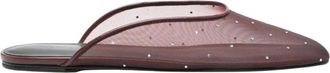 Magda Butrym Femme, Chaussures, Rouge, Taille: 38 1/2 EU Mesh Flat Mule