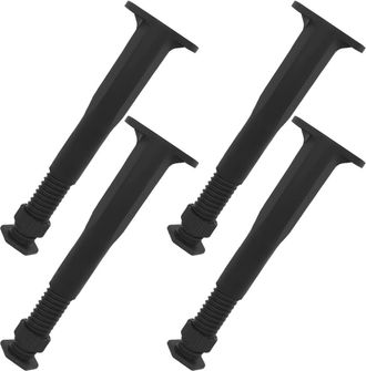 Valiclud 4 St&uuml;ck H&ouml;henverstellbare Bettrahmenst&uuml;tzbeine Langlebigem Pp Material Verstellbare M&ouml;belbeine f&uuml;r Stabile Bettunterst&uuml;tzung Einfache Montage Kompatib