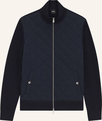 HUGO BOSS Casual Jacke C-Ubon Regular Fit blau