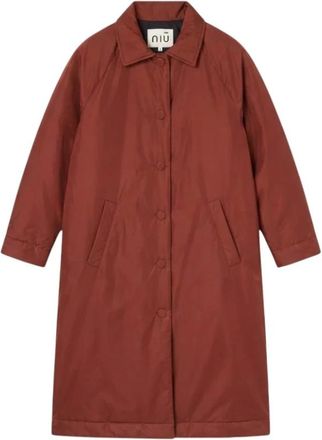 Ni&ugrave; Caban - Femme - Manteaux - Rouge - Taille: 36 FR