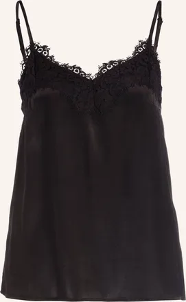 Rosemunde Seidentop Jade schwarz