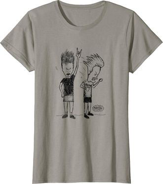 Beavis And Butt-Head Head Bang Sketch V1 T-Shirt