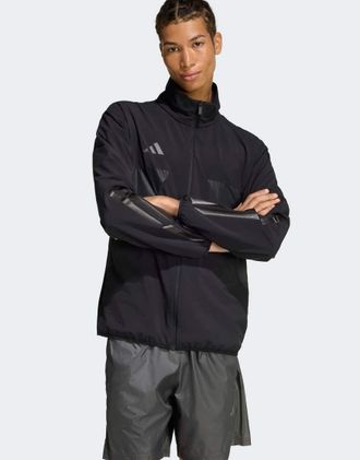 adidas adidas Performance - House of Tiro - Veste de surv&ecirc;tement &agrave; d&eacute;tails r&eacute;fl&eacute;chissants color&eacute;s - Noir