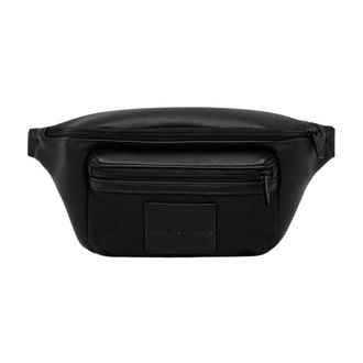A|X Armani Exchange Logo-Patch Panel Belt Bag - - Bags - Herren - Schwarzk - ONE SIZE