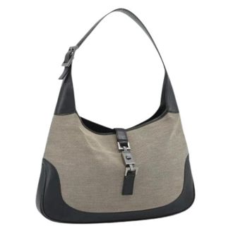 Gucci Sac bandouli&egrave;re vintage Pre-owned en toile - Femme - Pre-owned - Beige - Taille: ONE Size