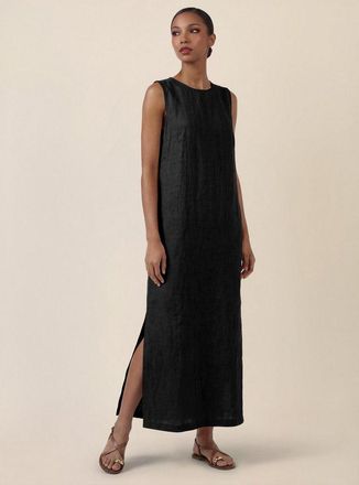 Apart Abendkleid mit seitlicher Knopfleiste