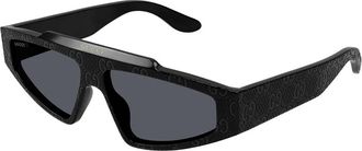 Gucci Rechteckige Sonnenbrille - - Accessories - unisex - Schwarzk - 58 MM