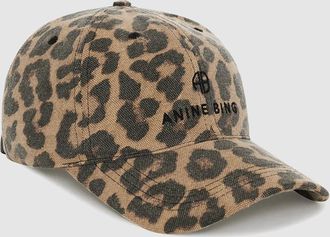 Anine Bing Casquette Jeremy Leopard