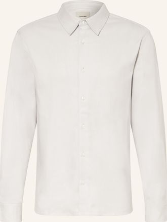 Calvin Klein Flanellhemd Easy Fit blau