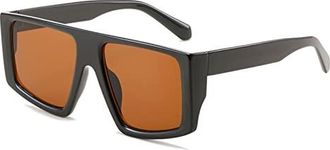 Generic Lunettes de soleil rétro à monture carrée pour hommes et femmes (couleur : G, taille : moyen) 2026, b, Taille unique