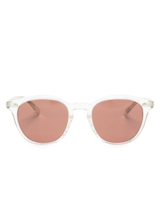 Oliver Peoples Sonnenbrille mit transparentem Gestell - Nude