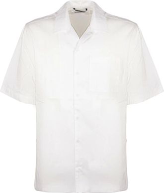 OAMC Oamc, Homme, Chemises, Blanc, Taille: XL Peacemaker Short Sleeve Shirt