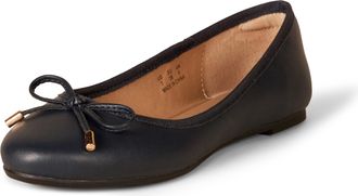 Amazon Essentials Damen Billie Ballerinas, Marineblau, 44.5 EU