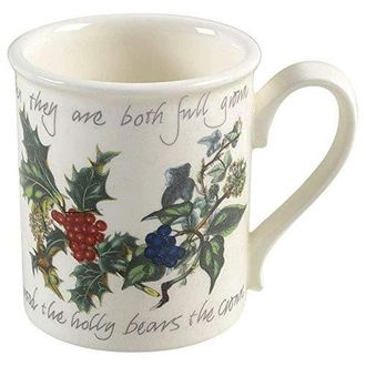 Portmeirion The Holly & The Ivy Mug pour petit-d&eacute;jeuner