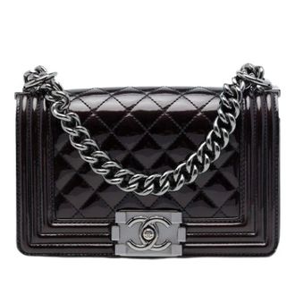 Chanel Sac bandouli&egrave;re Boy Flap Pre-owned - Femme - Pre-owned - Violet - Taille: ONE Size