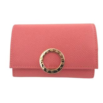 Bulgari Portefeuille en cuir Vintage Pre-owned - Femme - Pre-owned - Rose - Taille: ONE Size