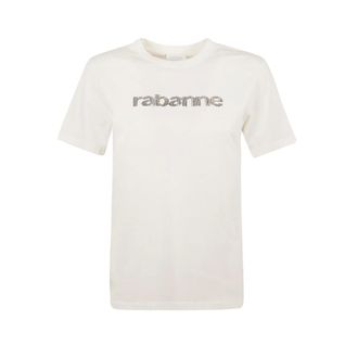 Paco Rabanne Femme, Tops, Blanc, Taille: 40 FR T-shirt & Polo Lait de Coco