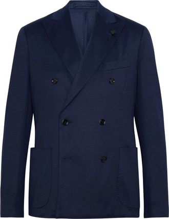 Lardini Homme, Vestes, Bleu, Taille: L Veste crois&eacute;e