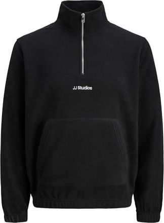 Jack & Jones Halfzip Fleece Polaire Jjsoho à Demi-Fermeture éclair, Noir, XL Homme