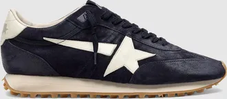Golden Goose Baskets Homme Running Marathon Blue Milk