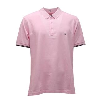 Fay Npmb242134S Poloshirt - - Tops - Herren - Rosa - 2XL