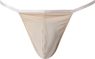 HOM Herren Unterw&auml;sche beige Mikrofaser unifarben