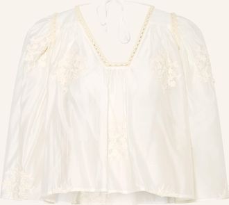 Drykorn Drykorn Blusenshirt Ismara Mit Spitzendetails weiss