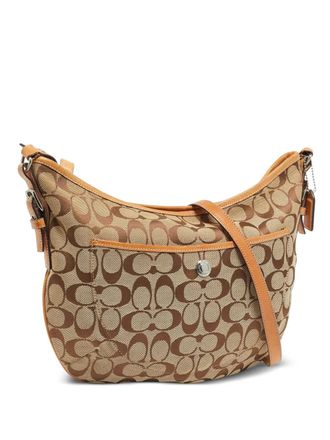 Coach monogram cross body bag - Nude