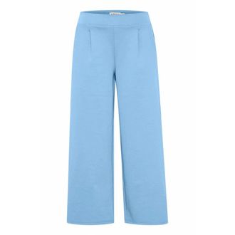 Ichi Ichi, Femme, Pantalons, Bleu, Taille: 42 FR Wide Pantalons