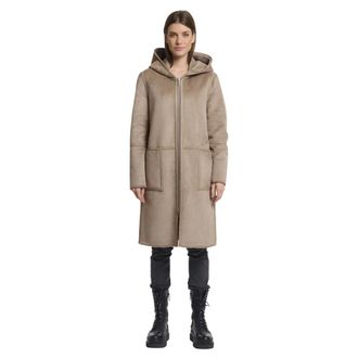 Rino&Pelle Femme, Manteaux, Beige, Taille: 44 FR Ova Reversible Coat