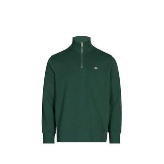 GANT Sweatshirt à col zippé en coton mélangé