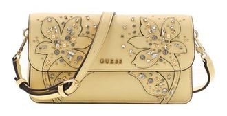 Guess sac &agrave; &eacute;paule bandouli&egrave;re Sadie Flap Shoulder Bag Yellow jaune clair