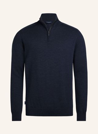 MR MARVIS Mr Marvis Pullover The Merino Zip Pullover blau