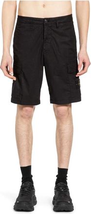 Stone Island Paracadute Cargo Shorts - Homme - Shorts - Noir - Taille: W31