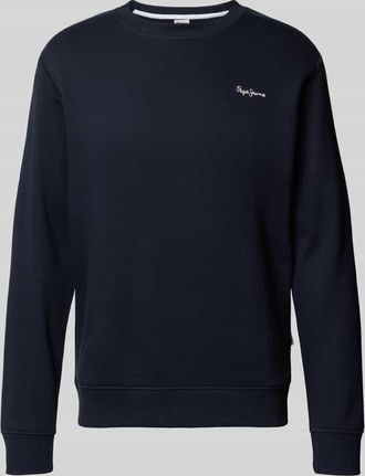 Pepe Jeans London Regular Fit Sweatshirt aus Baumwollmix Modell MACBETH