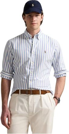 Ralph Lauren Homme, Chemises, Multicolore, Taille: L Chemise Oxford ray&eacute;e Coupe Personnalis&eacute;e