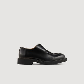 Sandro Derby-Schuhe aus glasiertem Leder