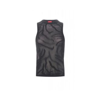 HUGO BOSS Damen, Oberteile, Schwarzk, SGr&ouml;&szlig;e